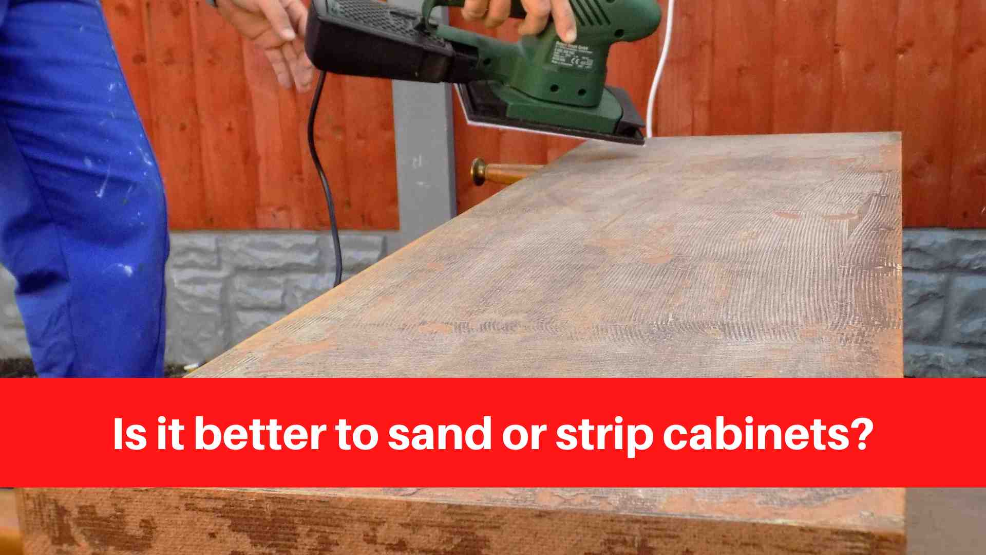 Is it better to sand or strip cabinets? - Cabinet Refinishing Edmonton